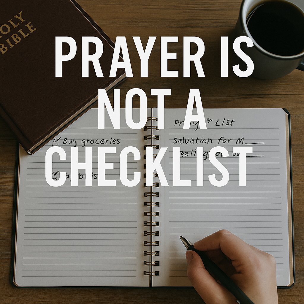 From Checklist to Crying Out: Learning to Pray from the Heart ...